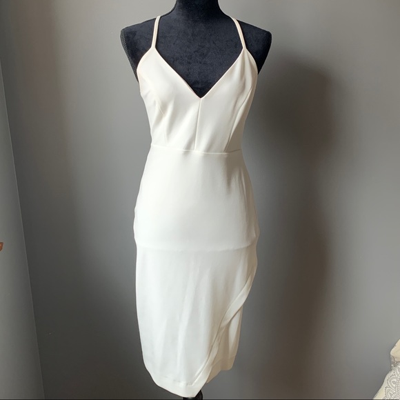 bebe | Dresses | White Formal Dress | Poshmark